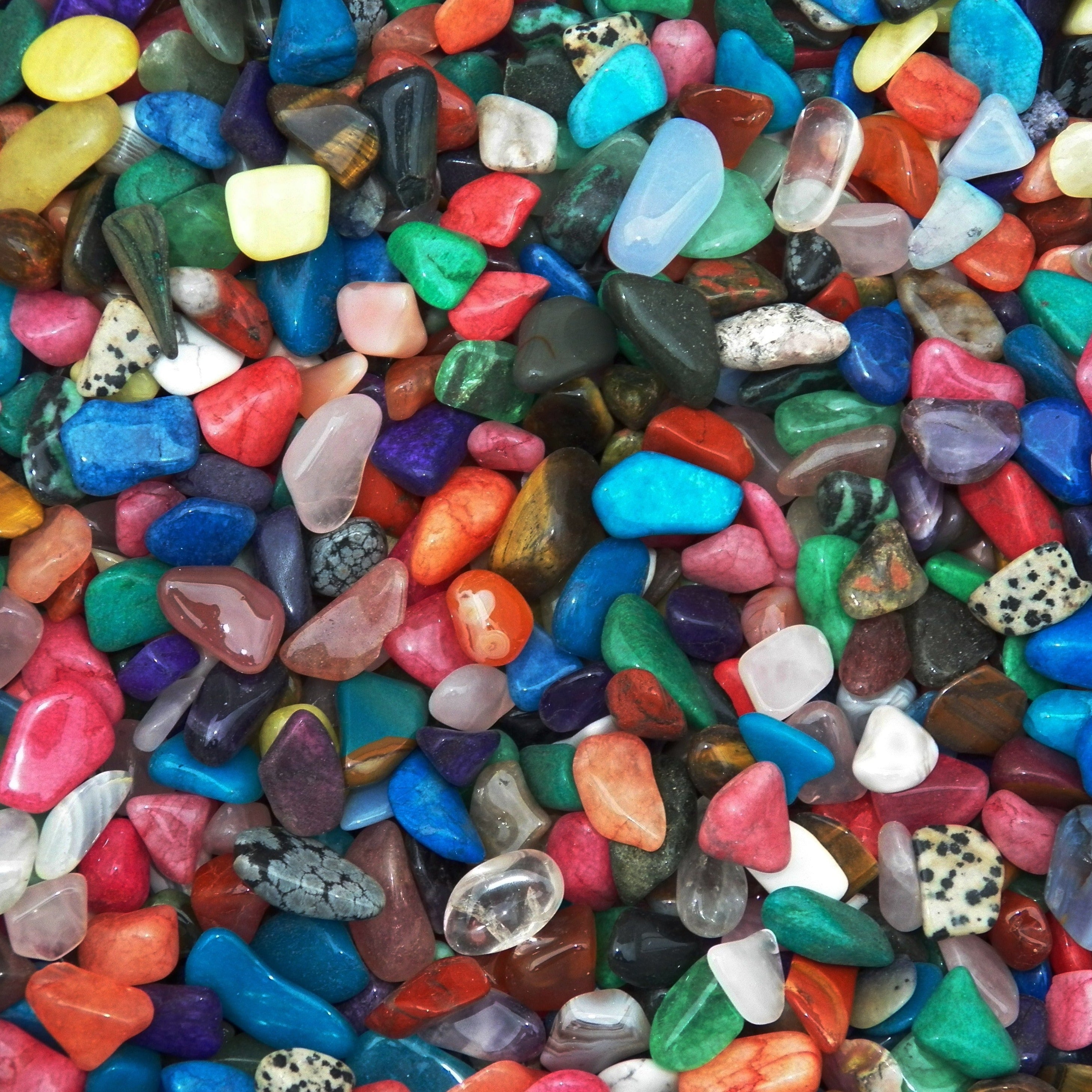 Polished Mix Gemstones Small (Size #3) - 1 LB – Mail Order Gems